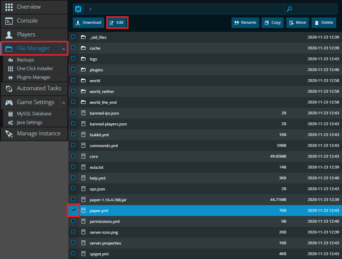 How to Make a Timings Report on a Minecraft Server | Performance | Knowledgebase Article - Nodecraft